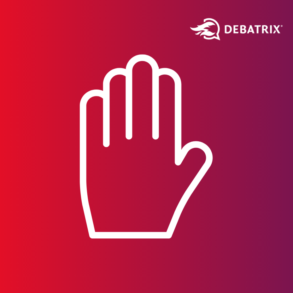 Stop raising your hand in Microsoft Teams! – Debatrix International